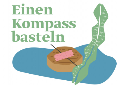 Nadelkompass – Bastelanleitung
